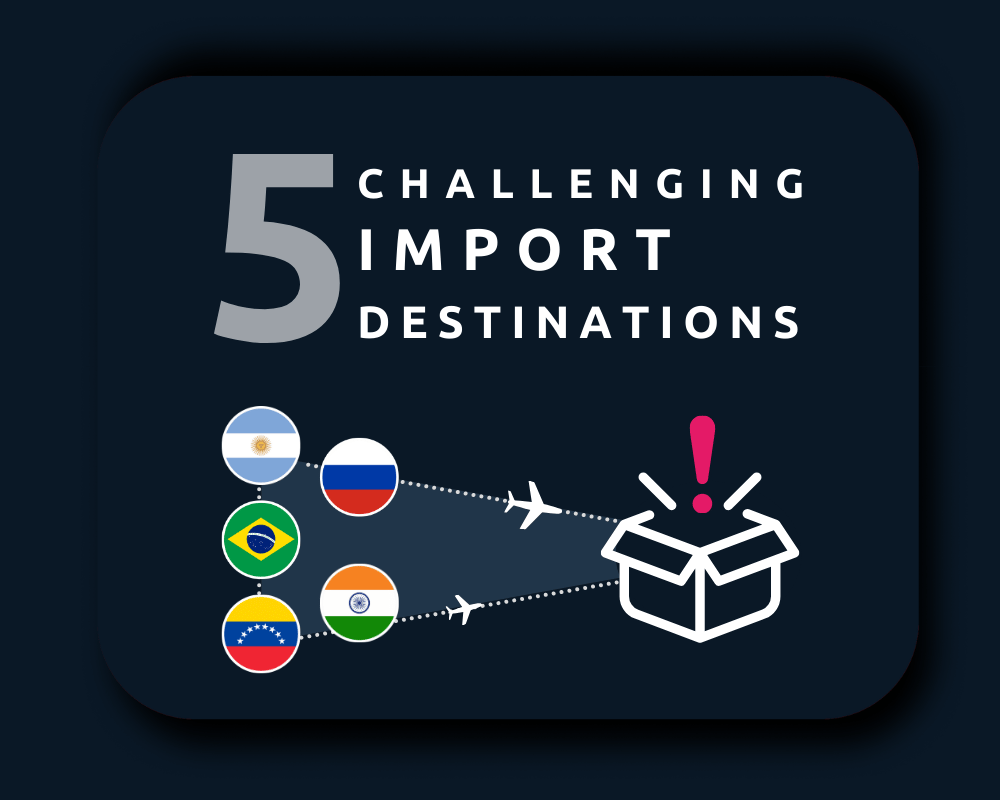 The 5 Most Challenging Import Destinations in The World | TecEx